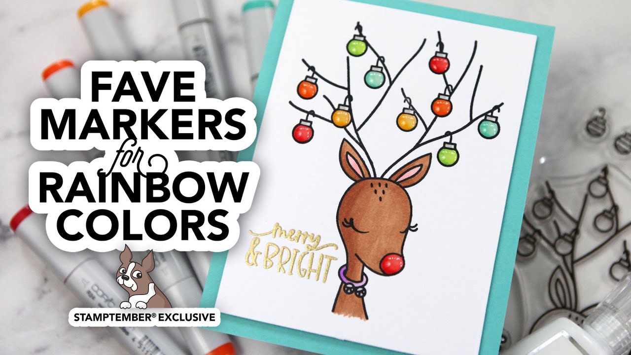 My favorite markers for any rainbow color schemes - YouTube