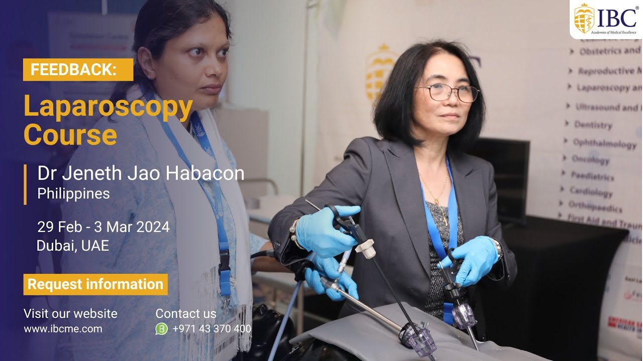 Dr Jeneth Jao Habacon | Testimonial | Laparoscopy course Feb 2024 - YouTube