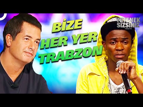 Afrikalı Değil O Bir Trabzonlu! | Yetenek Sizsiniz Türkiye