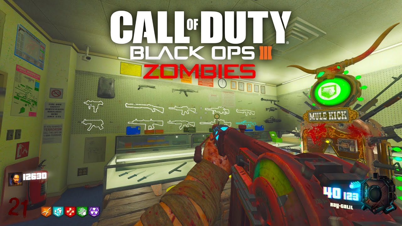 RAYGUN AR in BO3 CUSTOM ZOMBIES - YouTube