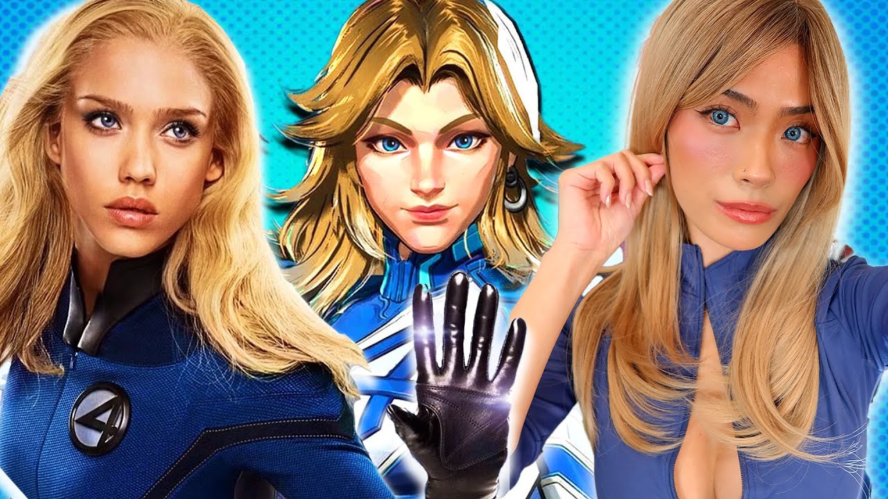 Kayceeedilla Cosplays Invisible Woman from Fantastic 4 - YouTube