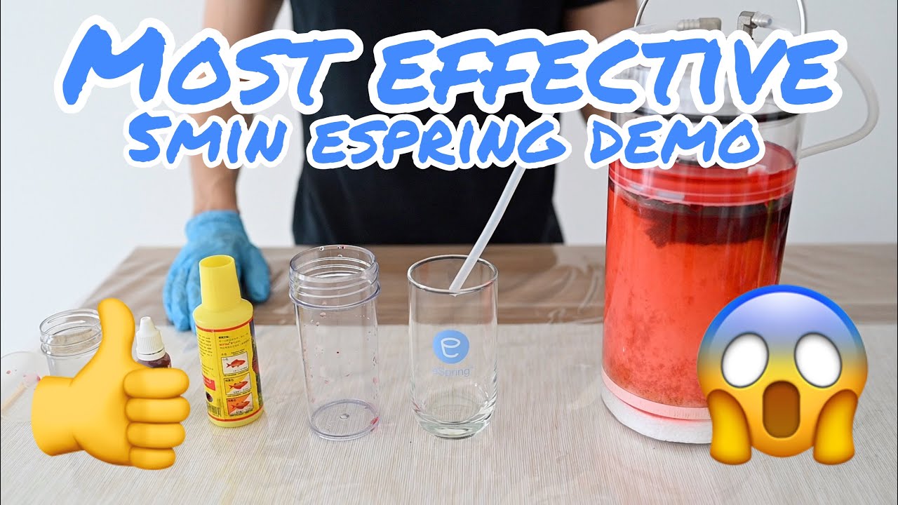 Most Effective eSpring Demo in 5 Minutes | Contaminants and Chlorine ...