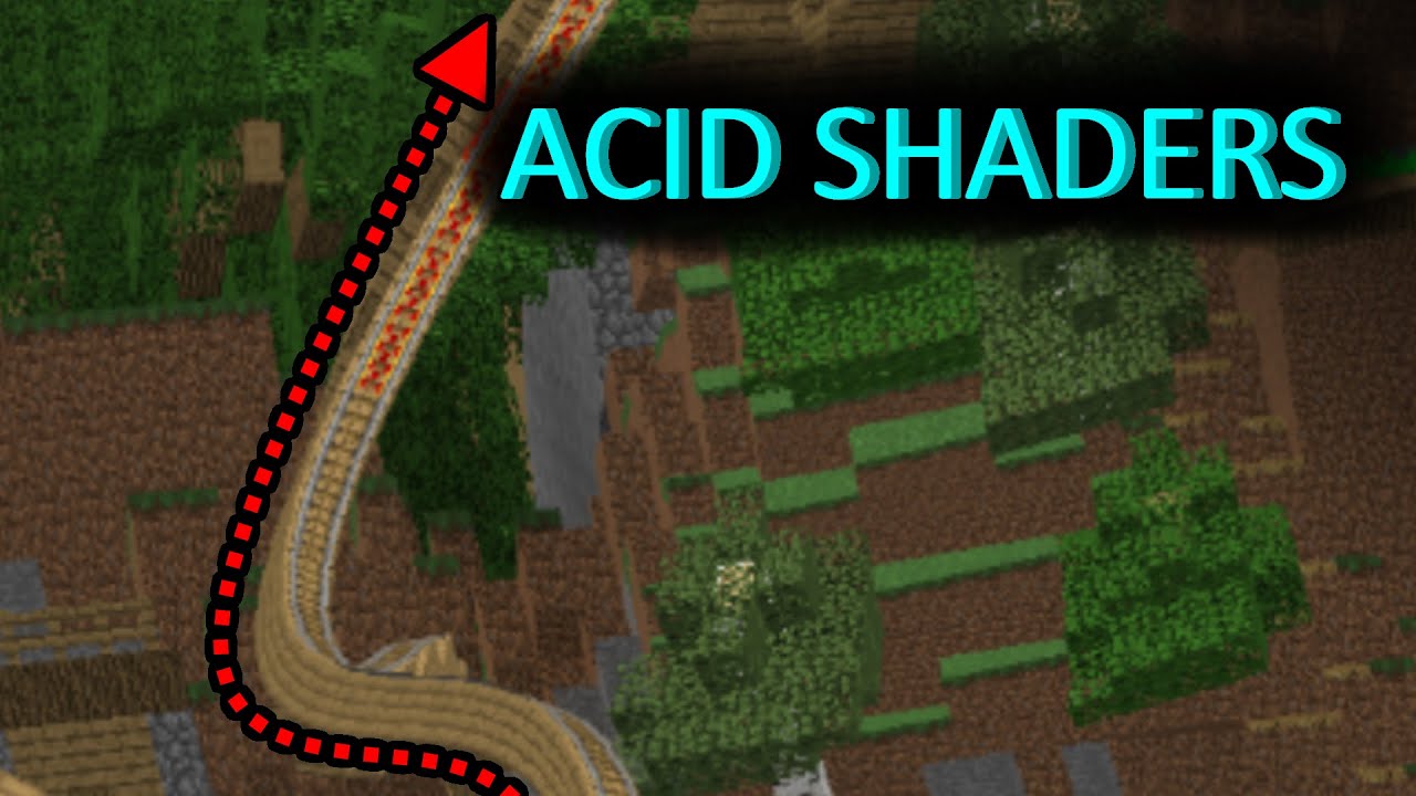 Looking at Minecraft with ACID SHADERS! - YouTube