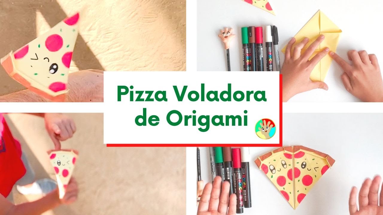 Pizza Voladora de Origami Handy Art - YouTube
