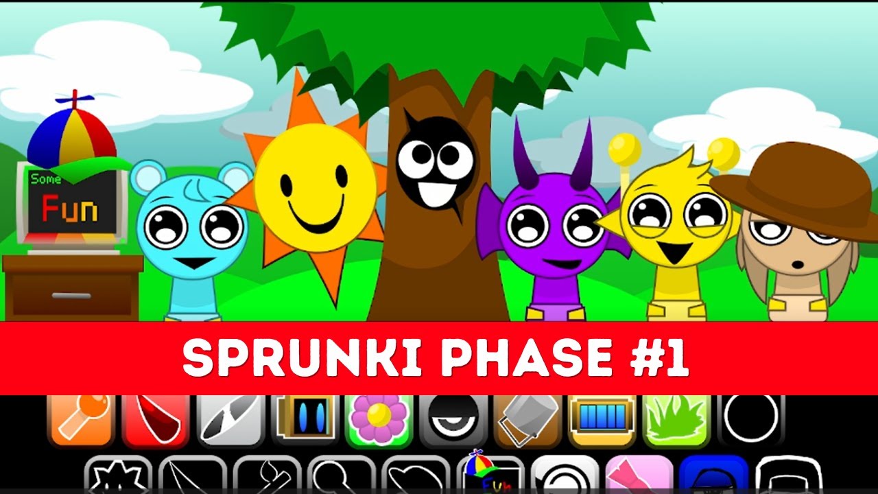 Sprunki Phase #001-The Original Beginning of Sprunk - YouTube