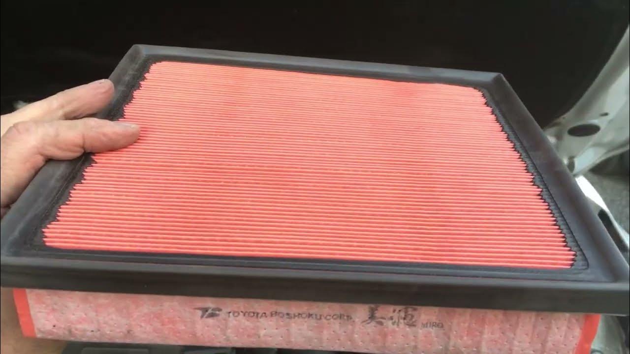 Подбор и замена воздушного фильтра Тойота Камри 70 - YouTube