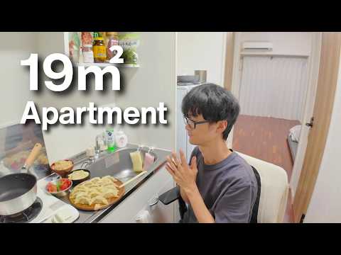 A Day Off in My Tiny 19 sqm / 205 sqft Apartment in Okinawa, Japan | JAPAN VLOG