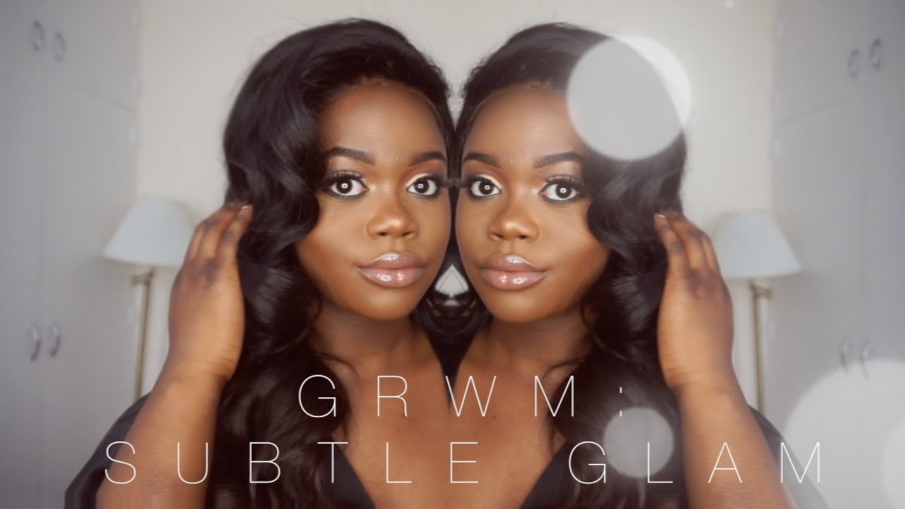 GRWM: SUBTLE GLAM FOR DARK SKIN! - YouTube