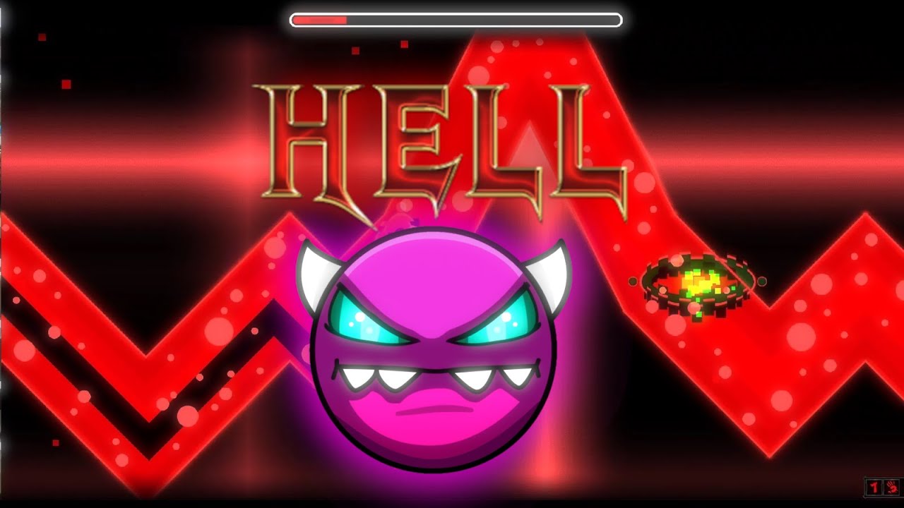Geometry Dash - Hell by Serponge (Demon) | Nezaxer GD - YouTube