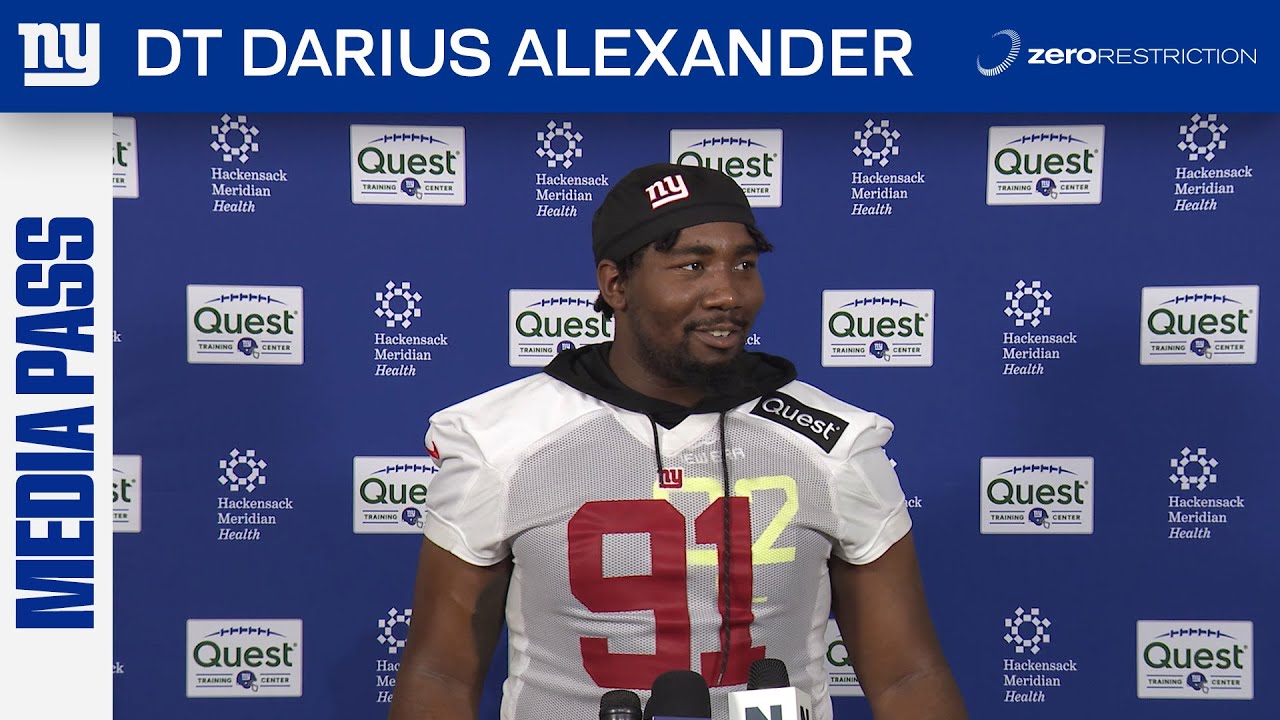 Darius Alexander: 'First day was amazing, I'm ready for tomorrow' | New ...
