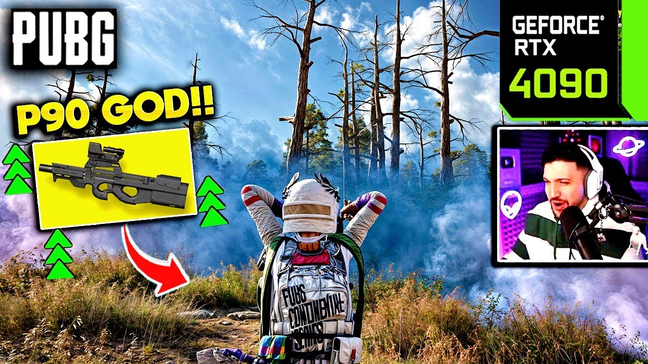PUBG pero la P90 es la MEJOR SMG para GANAR 😨 RTX 4090 24gb ( GRAFICOS ...