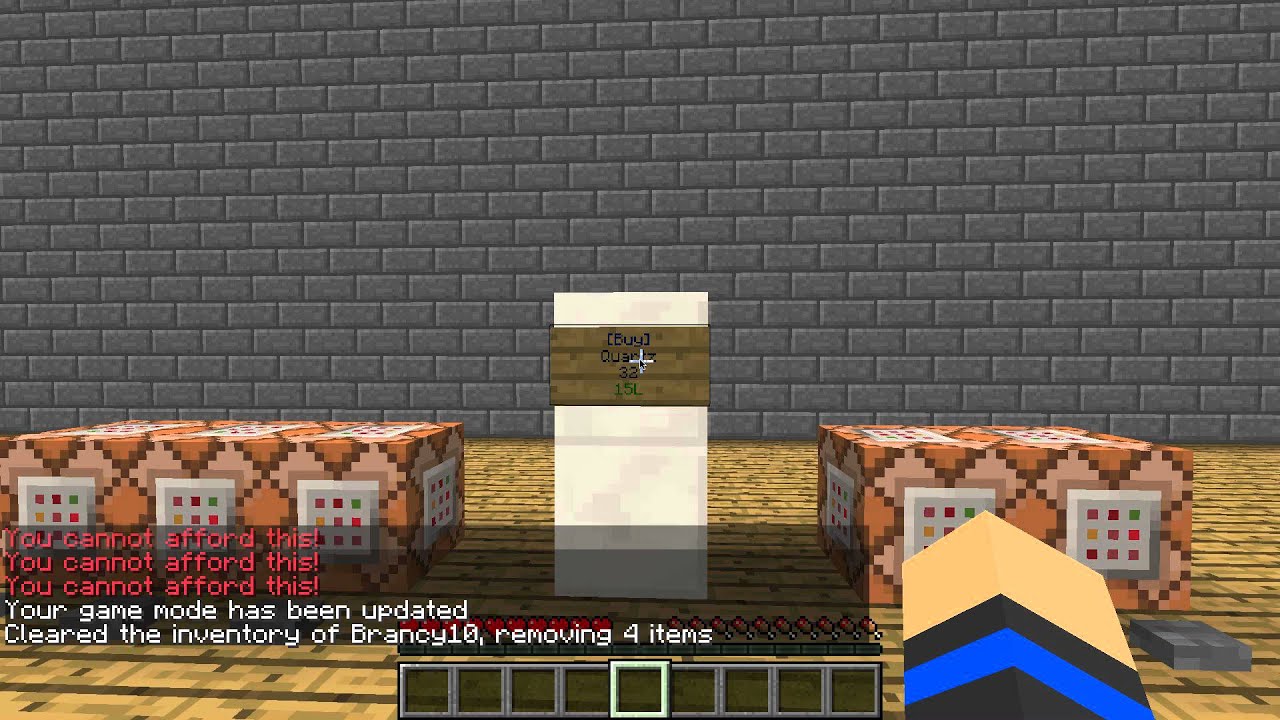 Working Sign Shops In Vanilla Minecraft! - YouTube