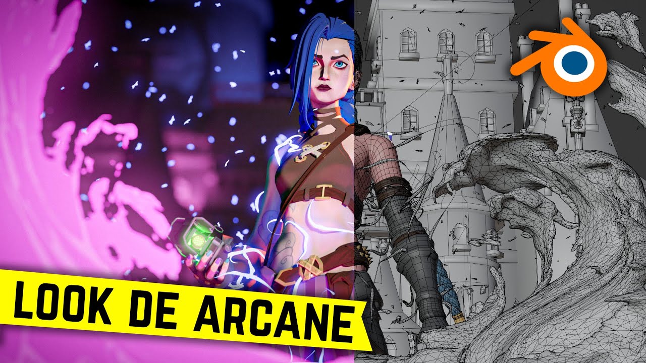 Look de ARCANE con BLENDER (Tutorial en Español) - YouTube