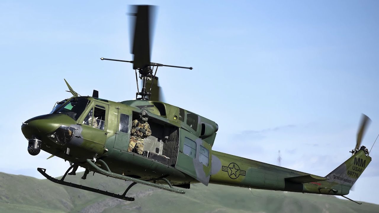 40th Helicopter Squadron - UH-1N Huey - YouTube