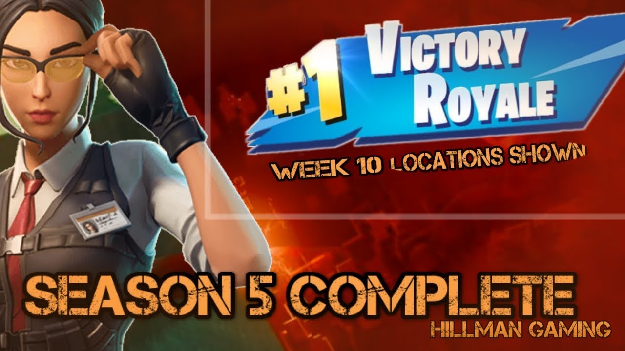 Season 5 Complete - (Locations + Guide) - Victory Royale - YouTube