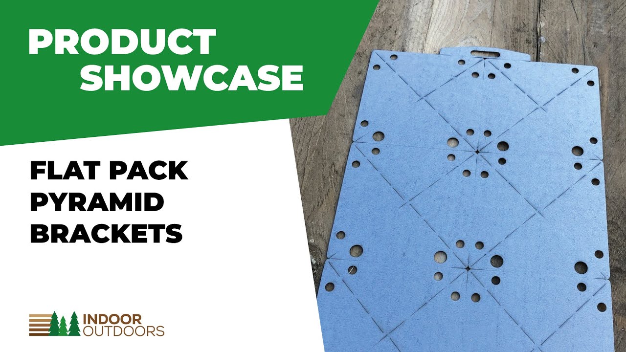 Universal Pyramid Brackets 6 per Sheet Steel Corner Protector - YouTube