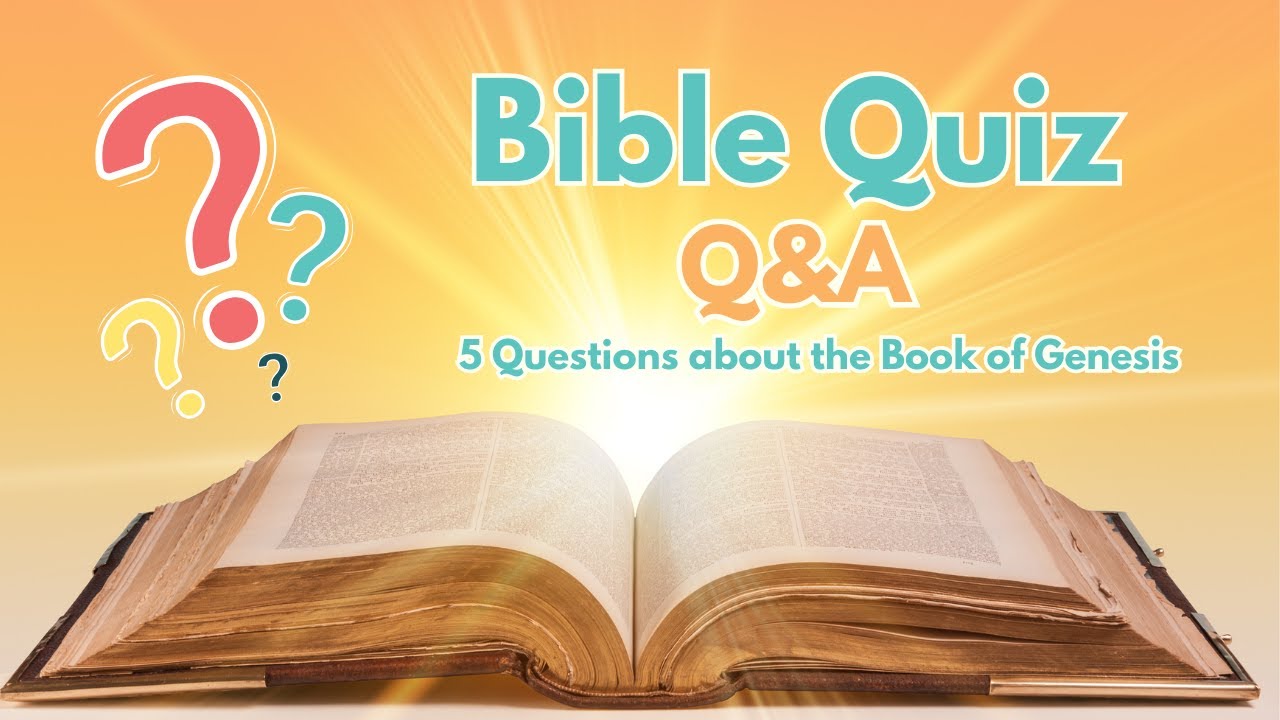 ️ Bible Quiz: 5 Q & A Questions about the Book of Genesis 💡 - YouTube