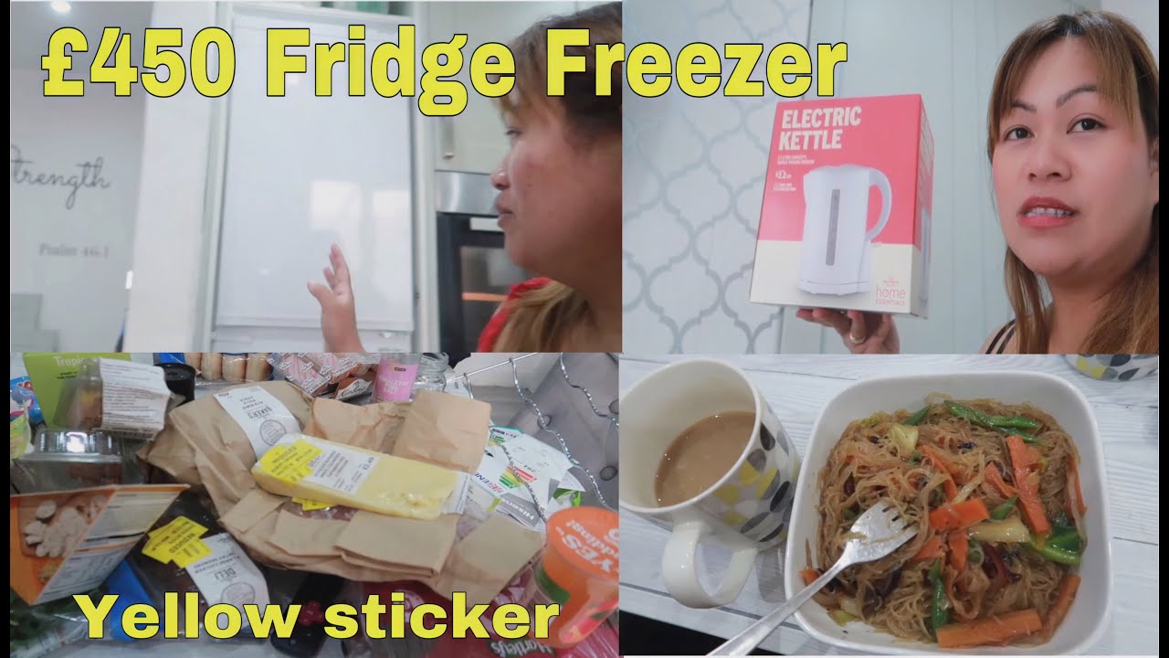OUR FRIDGE FREEZER BROKE 😢 | MORRISONS YELLOW STICKER HAUL - YouTube