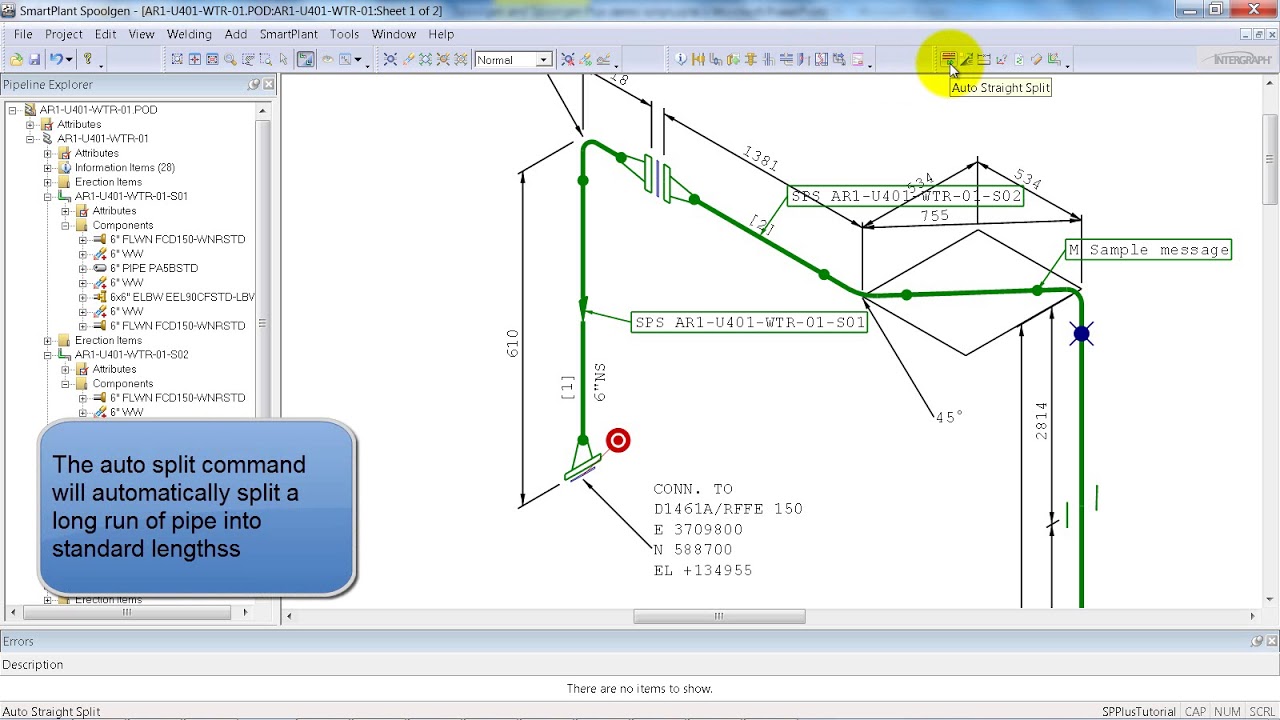Intergraph Smart Spoolgen Spooling Capabilities - YouTube
