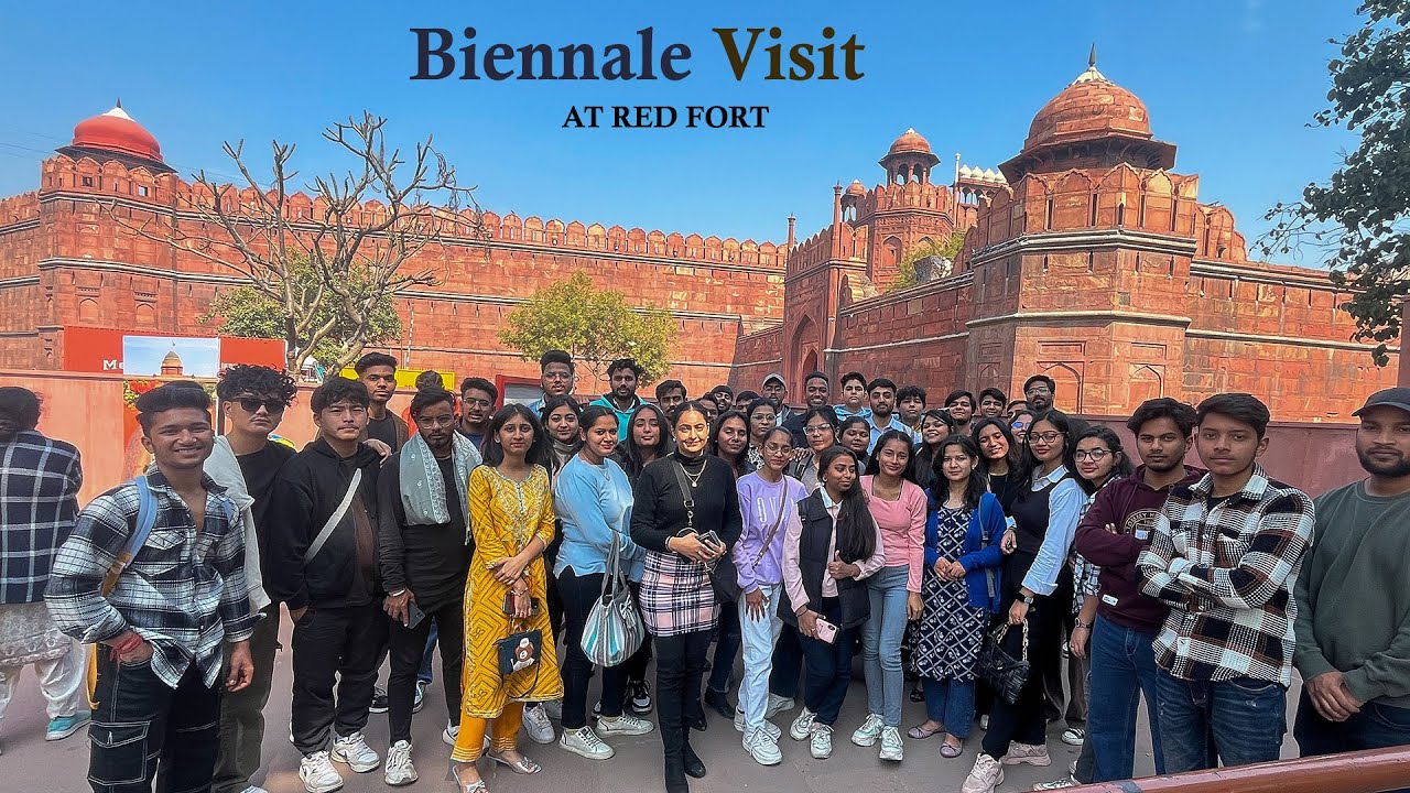 Biennale Visit 😃|| Red Fort ️|| coaching frnds 🫂|| Enjoyment 🥳|| - YouTube