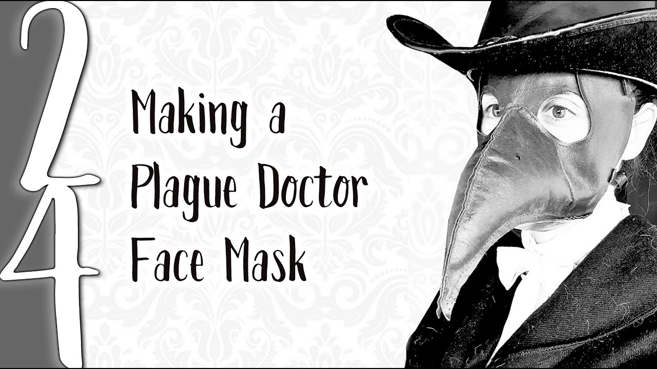 DIY Plague Doctor Bird Mask (reclaimed leather) on my vintage sewing ...