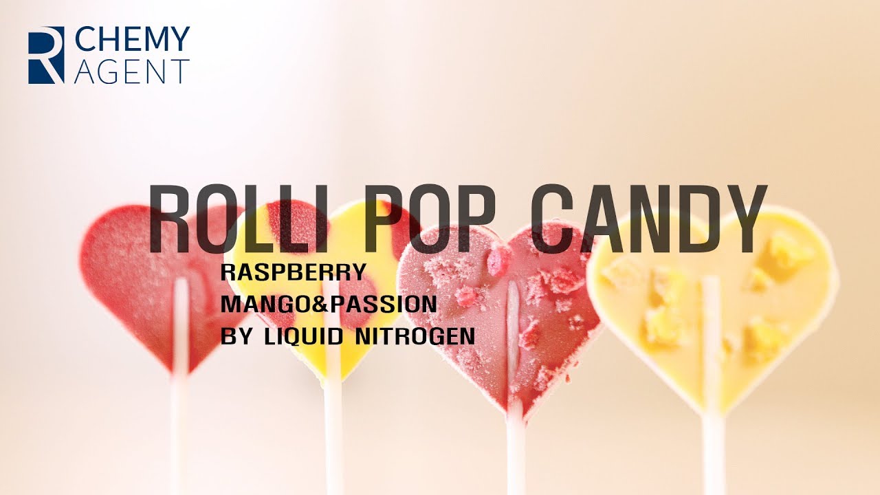 100%과일로 만드는 롤리팝 캔디/raspberry&passion rolli pop candy - YouTube