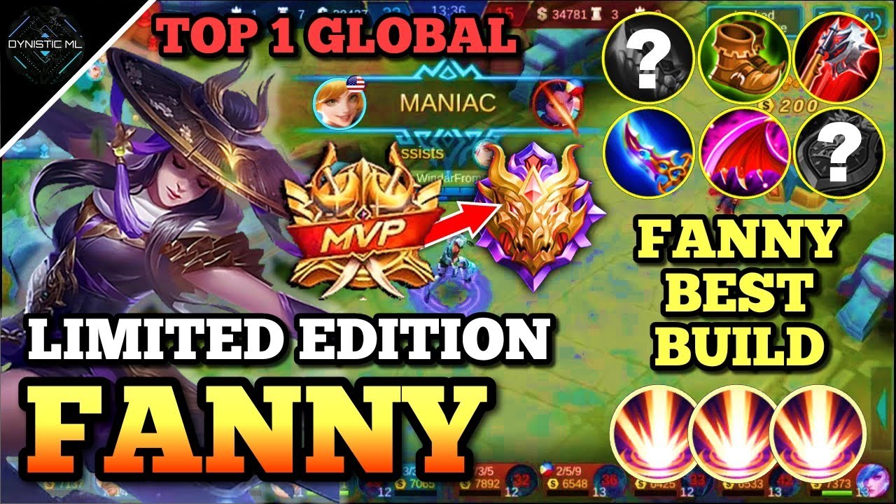 TOP 1 GLOBAL FANNY 2020 | FANNY ML tutorial | FANNY BEST BUILD 2020 ...