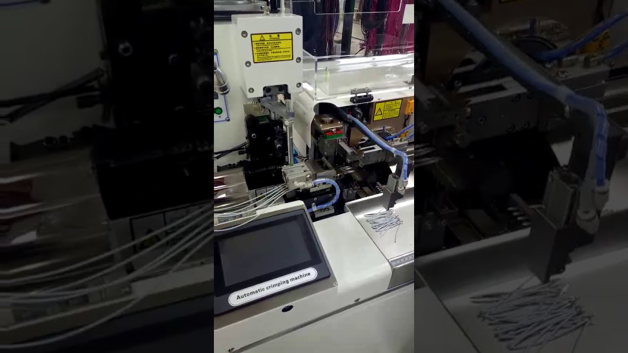 wire harness-automatic wire cutting and crimping machine for five pcs ...