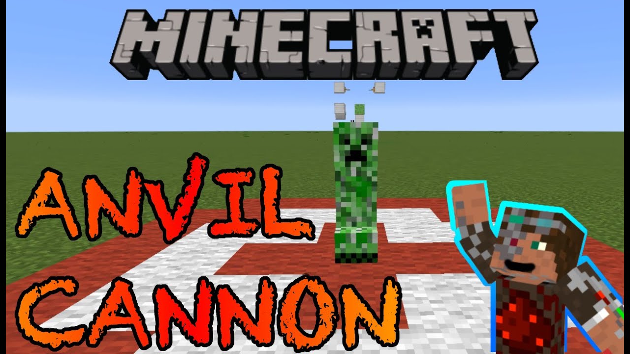 Multi- Directional Minecraft Anvil Cannon Platform - YouTube