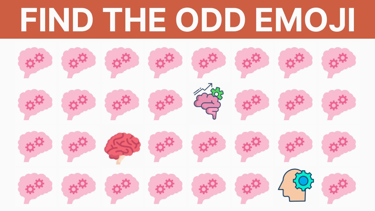 Find The Odd Emoji Out Critical thinking #150 - Difficult level by Imis ...
