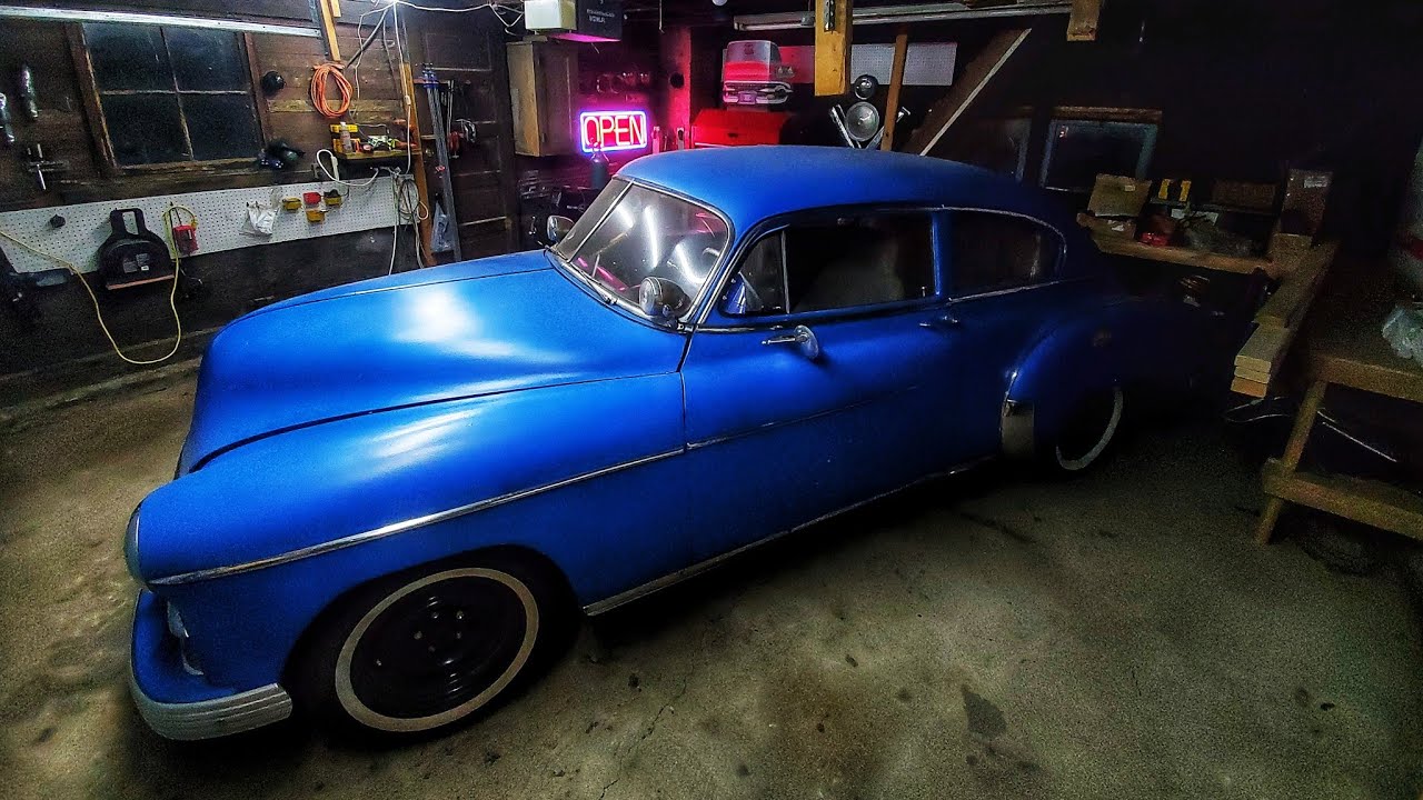 Installing the Engine in the 1950 Chevy Fleetline #chevrolet # ...