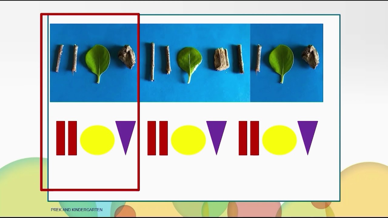 Creating Different Patterns - Math, Pre-K - Kindergarten, Unit R, Video ...