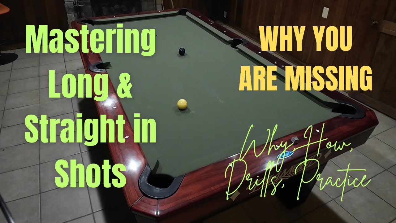 POV: How to Make Long Straight In Pool / Billiards Shots and WHY YOU ...