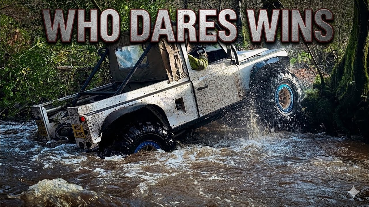 WHO DARES WINS: Defender 4x4 HARD River Crossing | New Trails - YouTube