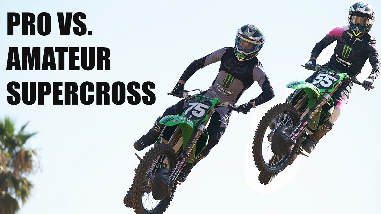 Amateur vs. Pro SUPERCROSS | Ryder DiFrancisco and Austin Forkner - YouTube