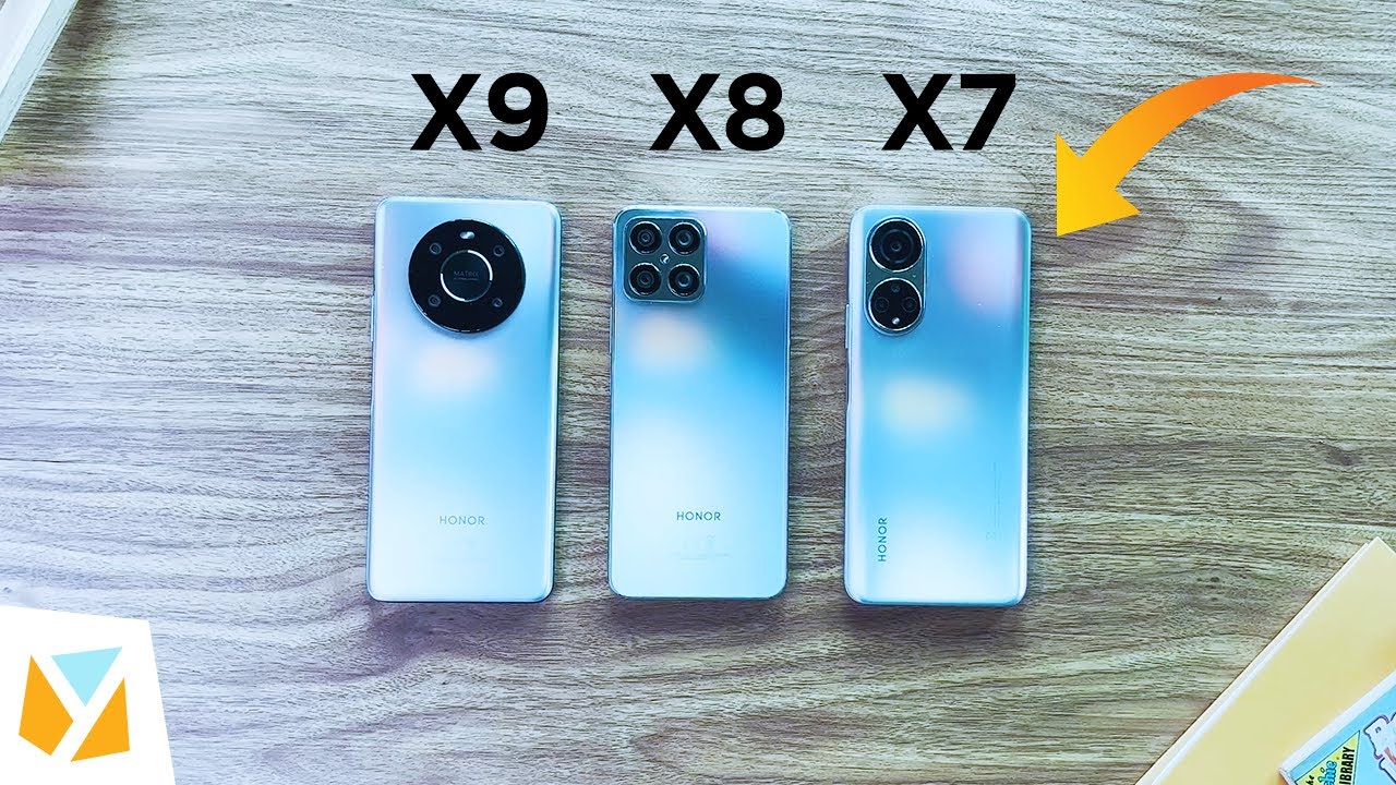 Honor X Series! 3-way Comparison (X7, X8, X9) Hands-on - YouTube