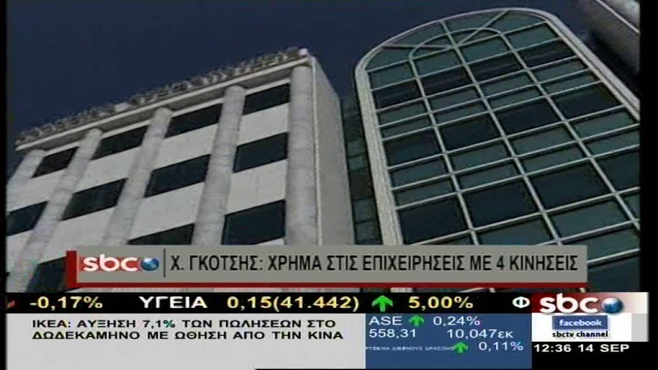 @SBCTV Χ. ΓΚΟΤΣΗΣ: ΧΡΗΜΑ ΣΤΙΣ ΕΠΙΧΕΙΡΗΣΕΙΣ ΜΕ 4 ΚΙΝΗΣΕΙΣ - YouTube