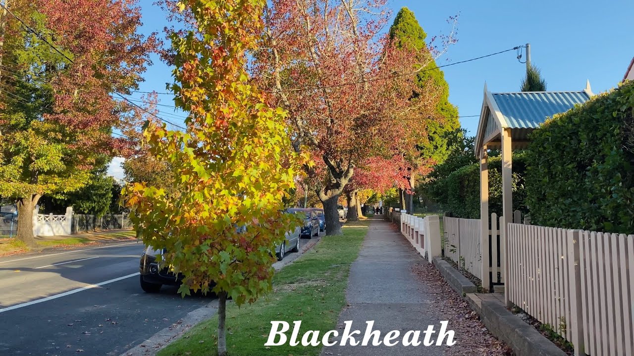 🇦🇺 Walking around Blackheath town / April 2021 🍂🍂🍁🍁 - YouTube