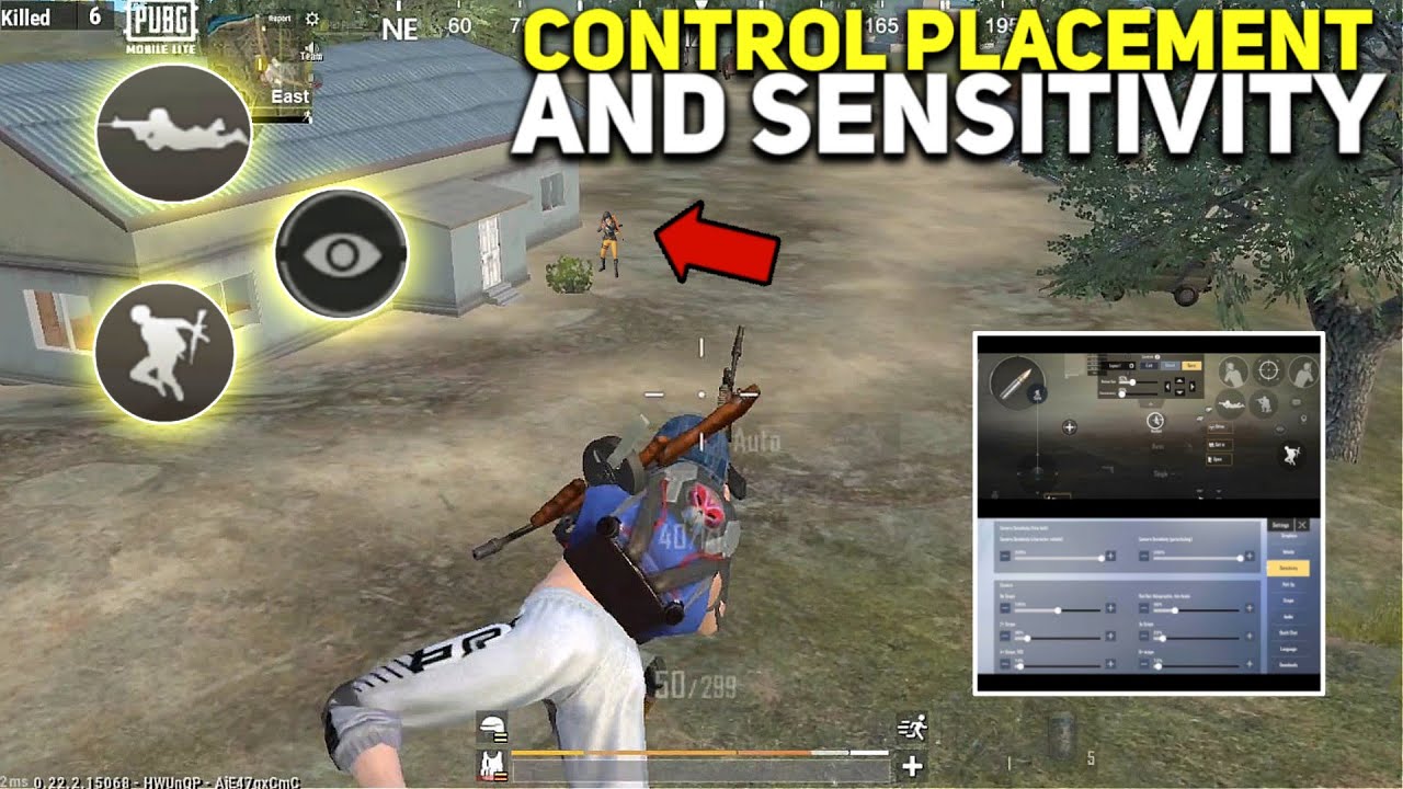 My Controls Placement And My New Sensitivity 🕹 🔥 PUBG MOBILE LITE - YouTube
