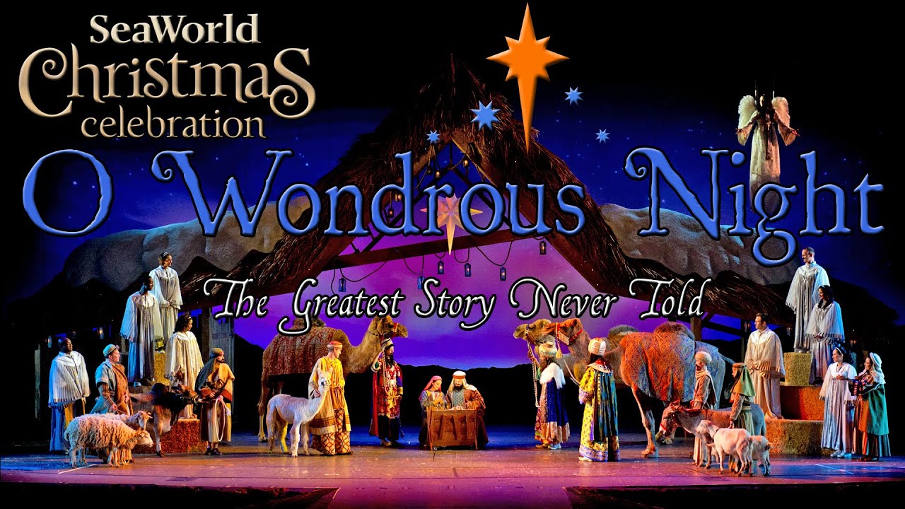 SeaWorld Christmas Celebration: O Wondrous Night - YouTube
