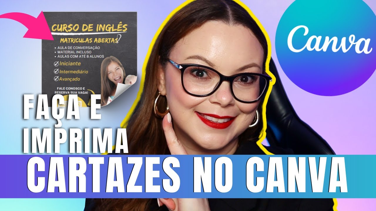 Como fazer Cartazes no Canva e Imprimir🔥 - YouTube