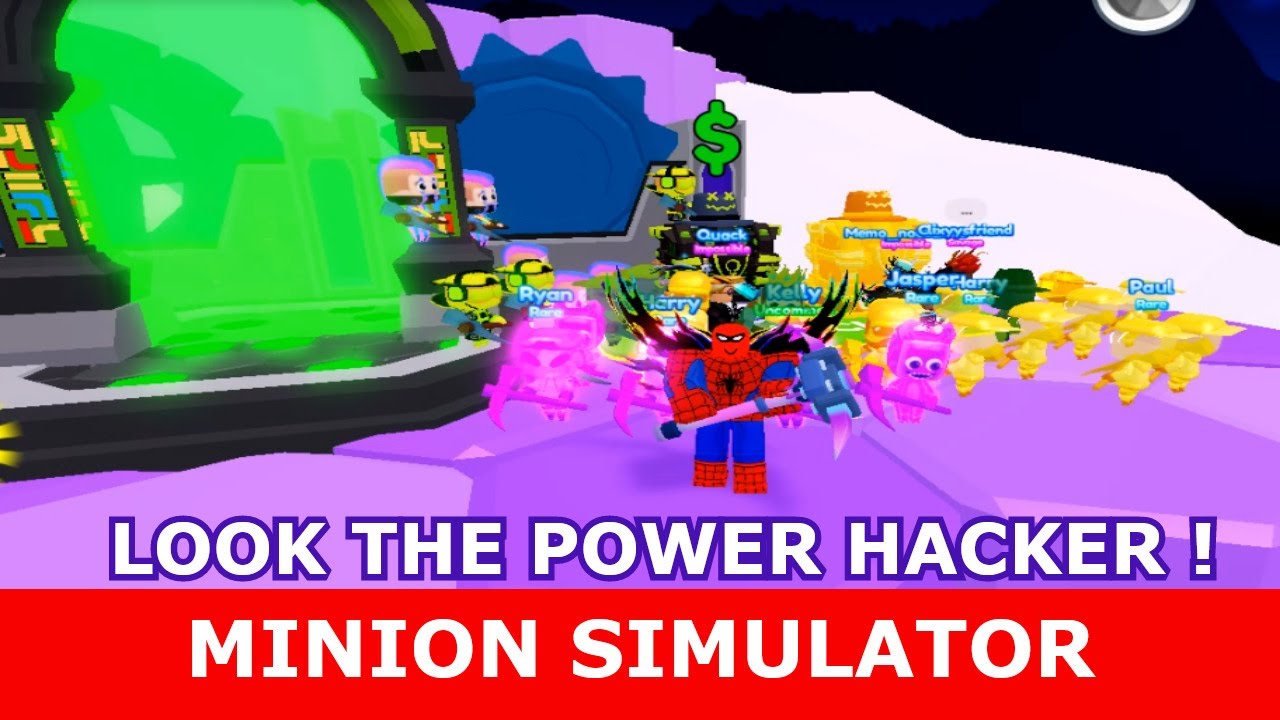 Wow Amazing POWER PET HACKER in Minion Simulator Roblox - YouTube