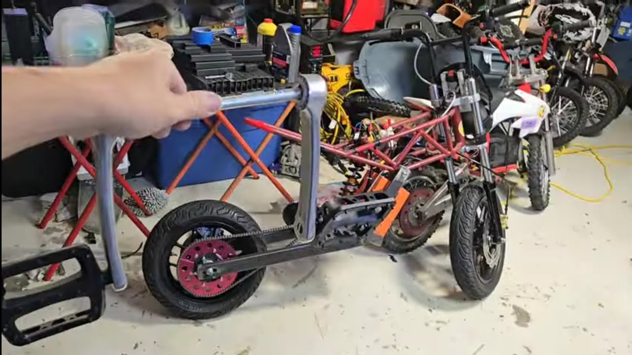 Rsf650 v2 BICYCLE PEDALS #alteregomotor #minimoto #razor #ebike #custom ...