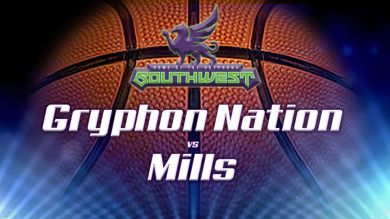 Gryphon Nation Basketball vs Mills - YouTube