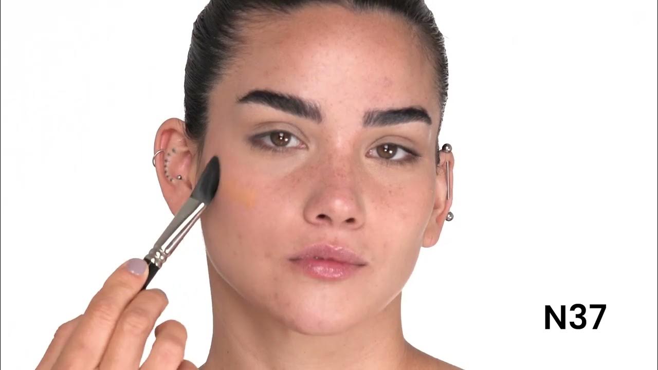 Brocha de maquillaje - N037 - YouTube