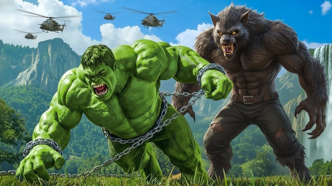 HULK vs WEREWOLF EPIC BATTLE! | From Jungle Mayhem to City Destruction ...