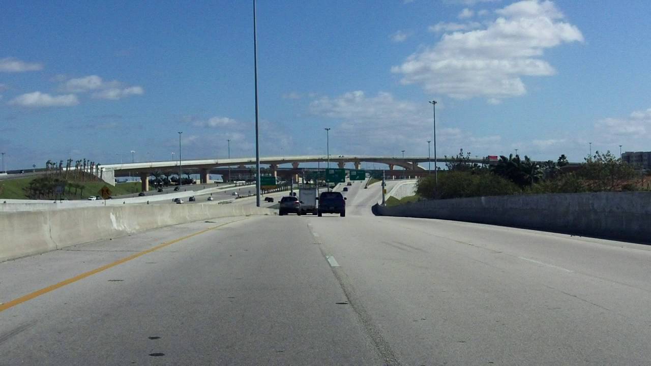 Airport Interchange: FL 836 eastbound to FL 826 northbound - YouTube