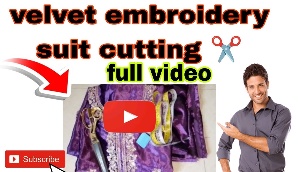 The Art of Velvet Embroidery: Create Your Own Designer Suit - YouTube