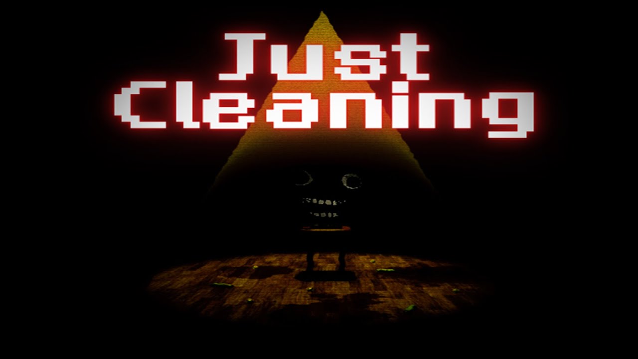 Just Cleaning - Both Endings Playthrough (short indie horror) - YouTube