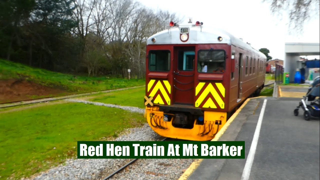 Red Hen #412 Train At Mt Barker - YouTube